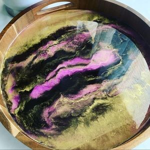 BG Eclectic Designs | Accents | Resin Decorated Tray Hand Made By Me Bg ...